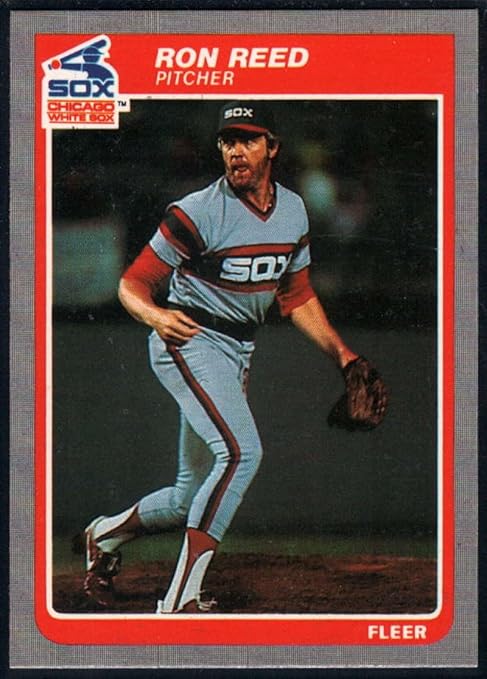 Amazon.com: Baseball MLB 1985 Fleer #524 Ron Reed White Sox ...