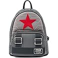 Amazon.com | Loungefly x Marvel Winter Soldier Cosplay Backpack ...