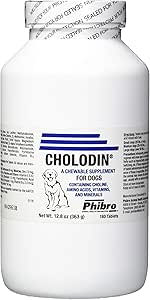 Amazon.com : EnerCal Cholodin Canine 180 Chewable Tablets : Cholodin ...