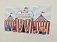 Amazon.com: Circus Carnival Big Top Birthday Banner Personalized Party ...