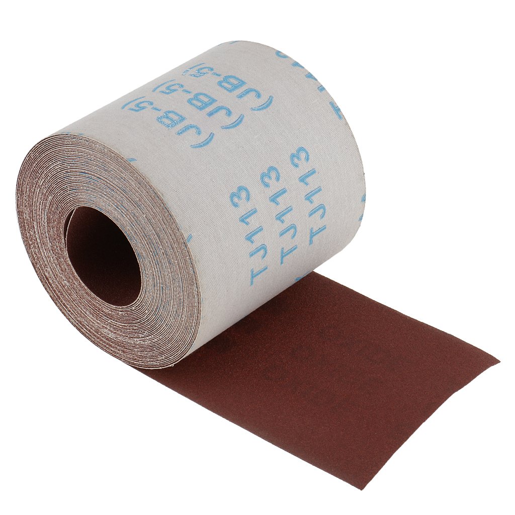 Segolike 10m x 100mm Emery Cloth Sandpaper 180 Grit Abrasive Cloth Roll ...