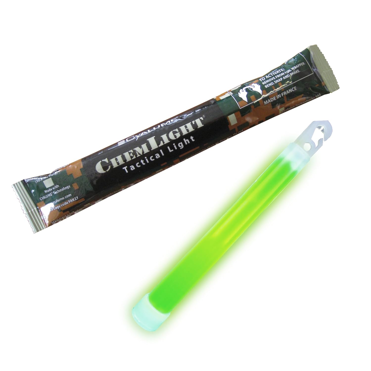 Cyalume ChemLight Military Grade Chemical Light Sticks, Green 6″ Long ...