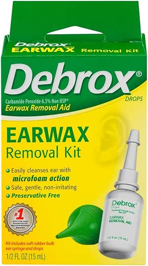 Amazon.com: Debrox Earwax Removal Kit (2 Kits): Health & Personal Care