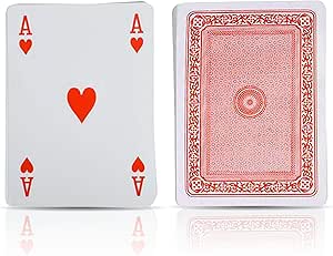 Amazon.com: Giant 5 X 7 Inch Playing Cards by Gamie - Pack of 2 ...