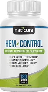 Amazon.com: Naticura Hem-Control - Natural Treatment for Hemorrhoids ...