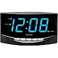 Sharp LED Digital Alarm Clock – Simple Operation - Easy to See Large ...