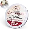 Cakebon Round Cake Boards - Sturdy 1/2 Thick Drums - 14 Inch ...