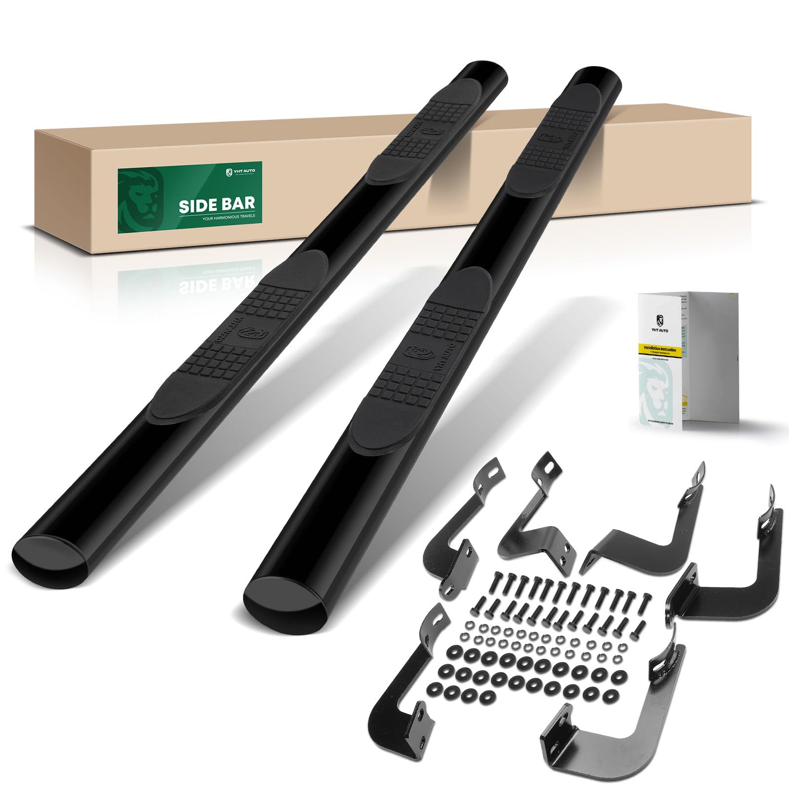 **Factory Sealed** YHTAUTO 4 Inch Running Boards Side Steps Compatible ...