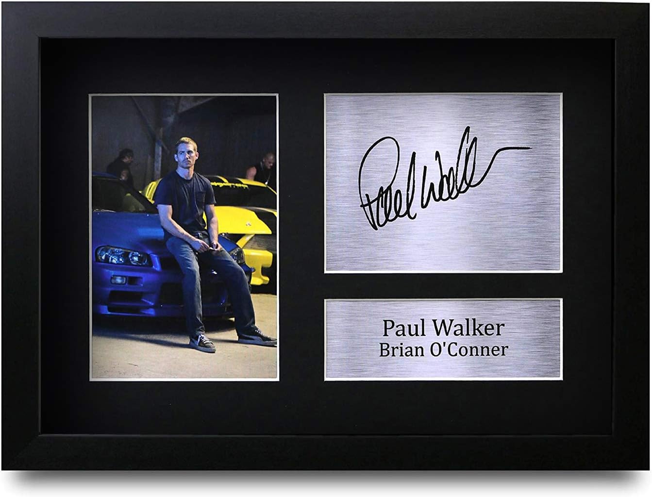 HWC Trading FR Paul Walker Gift Signed FRAMED A4 Printed Autograph ...