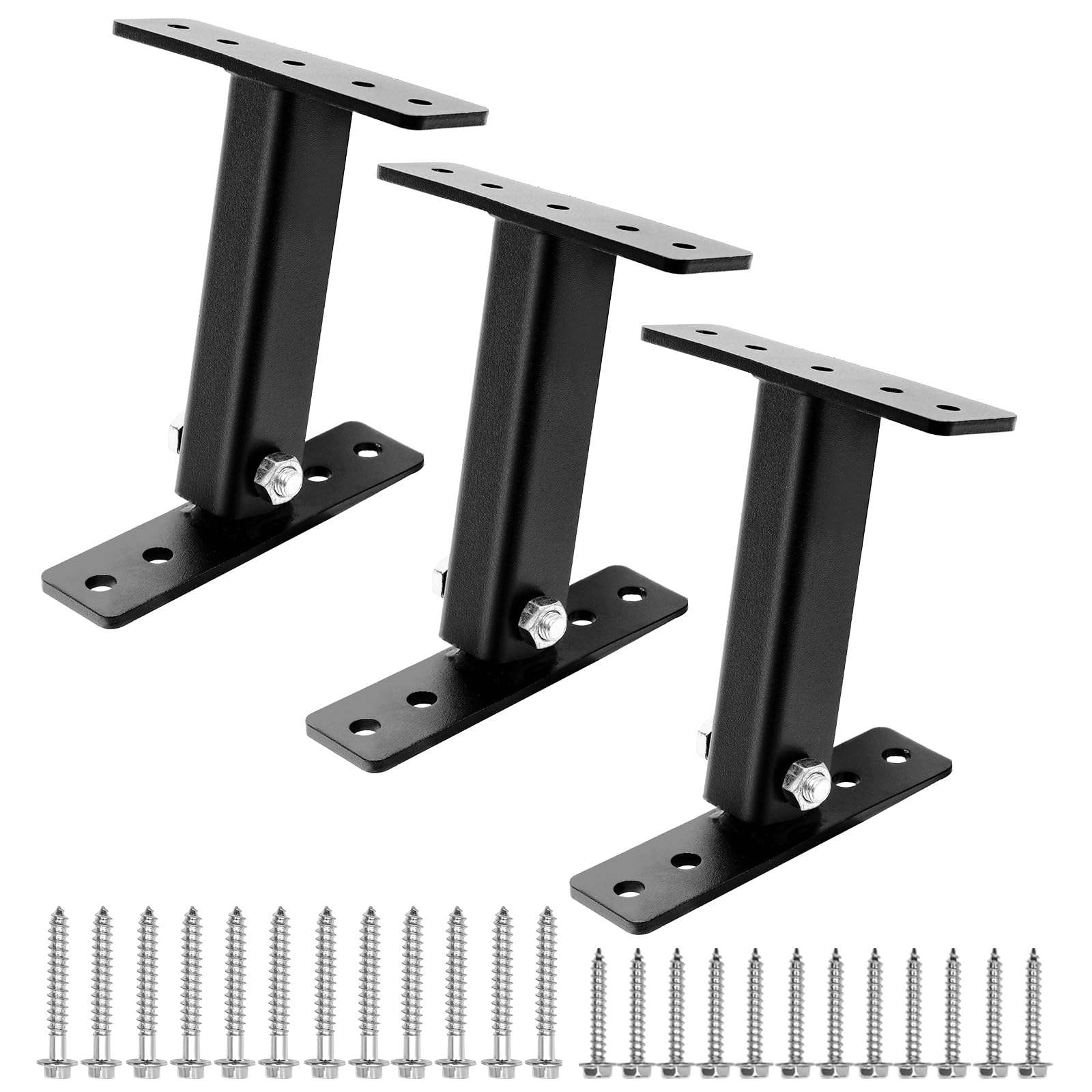 TOPTGO 3 Pack Roof Riser Brackets Kit,Patio Roof Riser,Pergola Roof ...