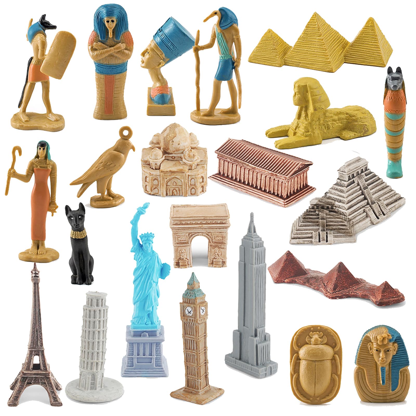 Mua Ancient Egypt Toys Famous Figurines Mini Around The World City ...