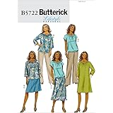 Amazon.com: Butterick Patterns B5826 Misses'/Women'd Top, Size B5 (8-10 ...
