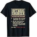 Amazon.com: Software Engineer Definition Shirt Coder Definition T Shirt ...