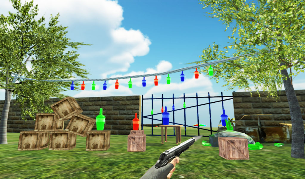 Bottle Shooting Game: Bottle Shooting Targets new game:Amazon.in ...