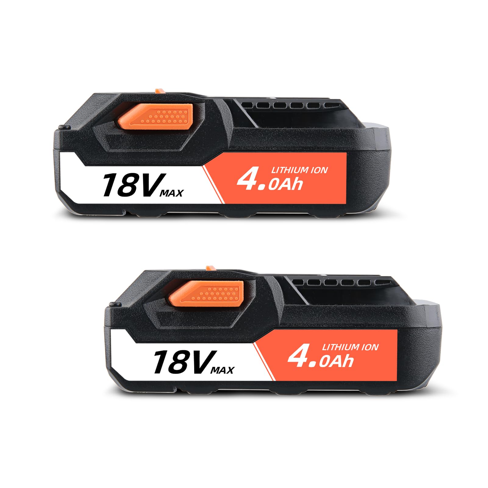 VINIDA 2P R840085 4.0Ah Lithium-ion Battery Replacement for Ridgid 18V ...