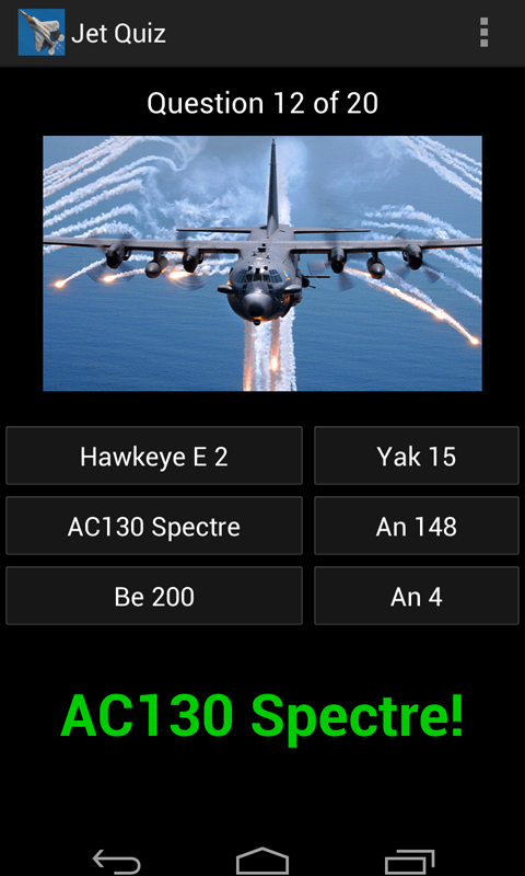Aircraft Jet Fighter Quiz:Amazon.com:Appstore for Android
