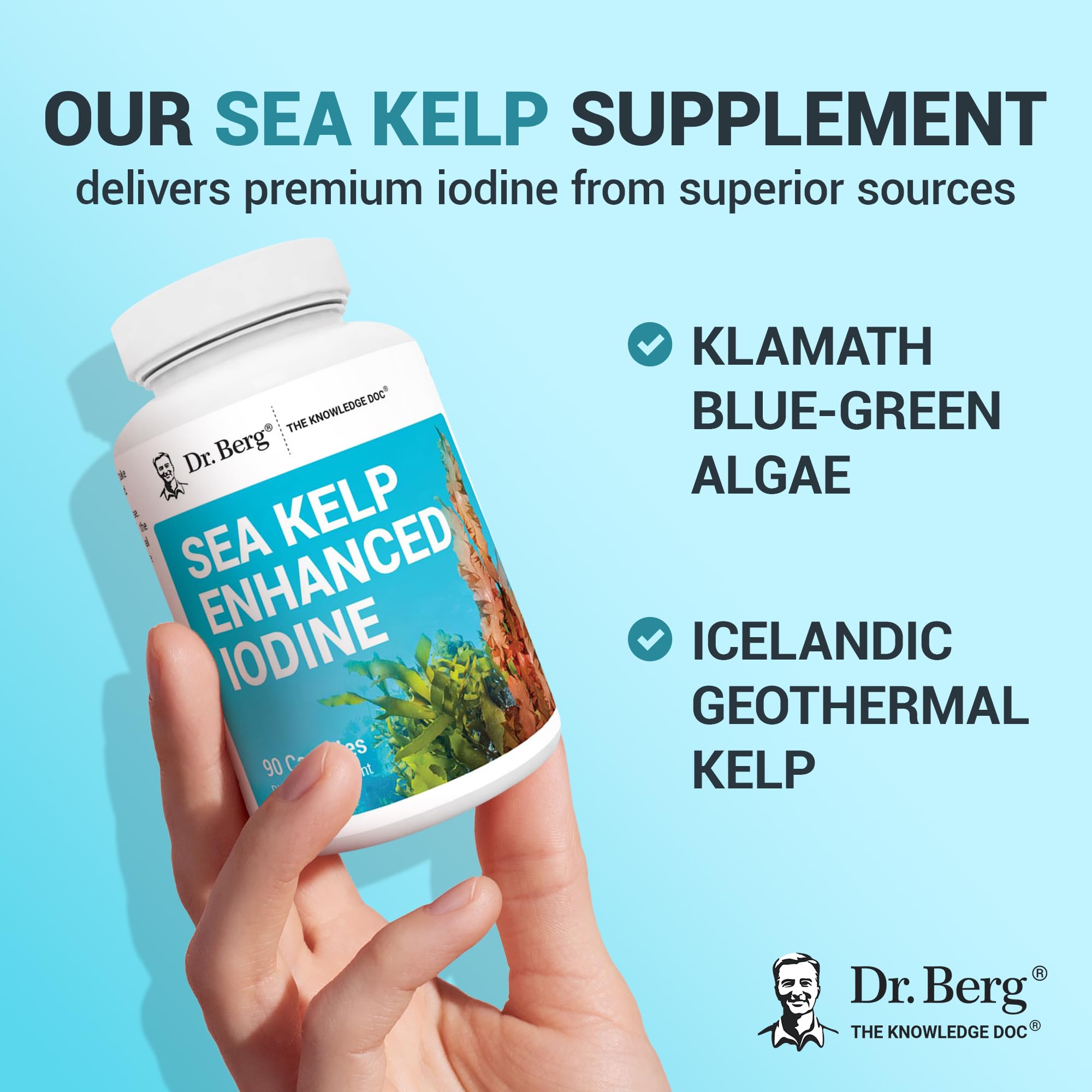 Mua Dr. Berg Sea Kelp Enhanced Iodine - 200 mcg of Premium Iodine ...