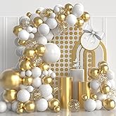Amazon.com: Janinus Pink Balloons Garland Arch Kit Pink And White Balloons 5+12+18 In Gold Hot ...