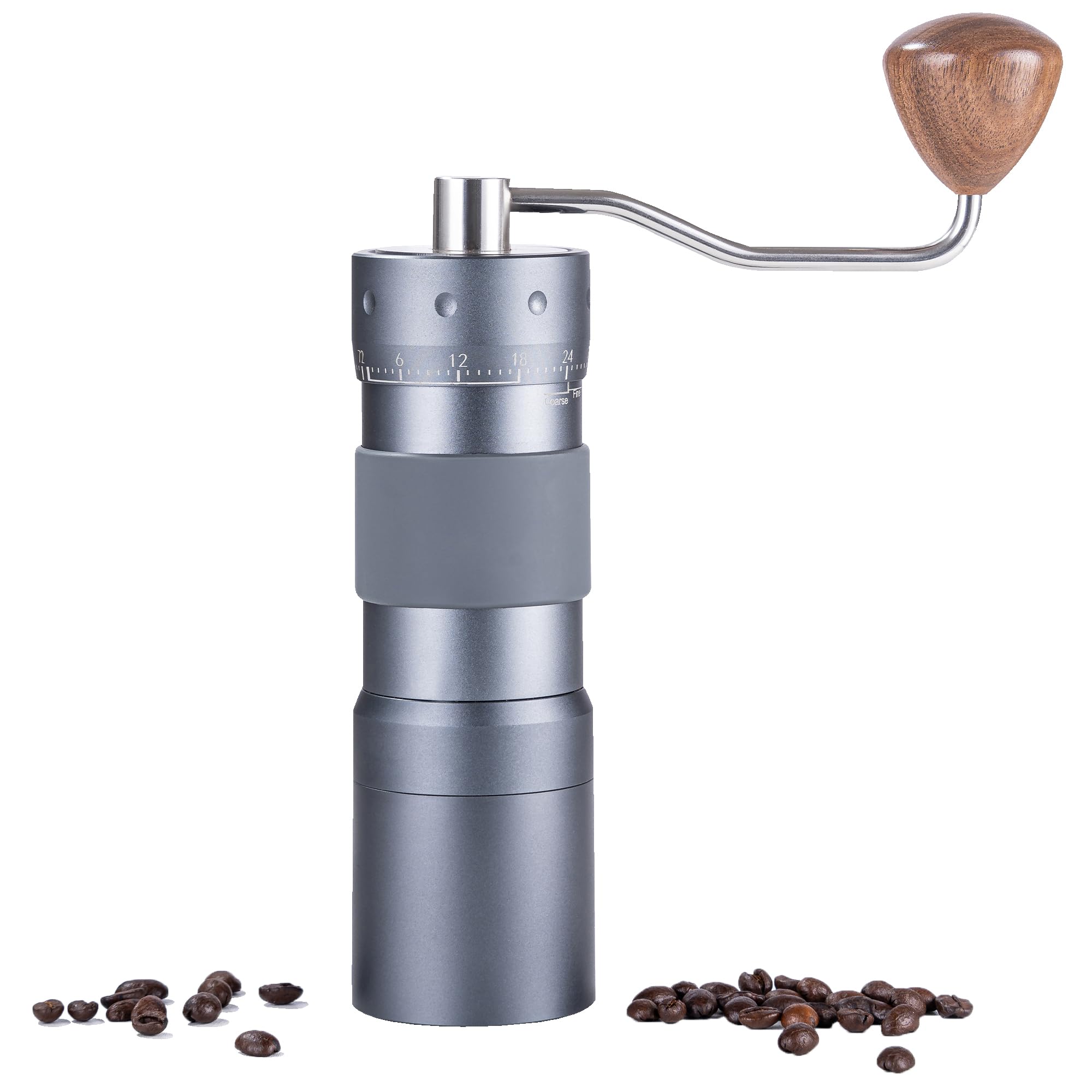 Zalnuuk R50 Manual Coffee Grinder with 7 Star Stainless Steel Burr ...