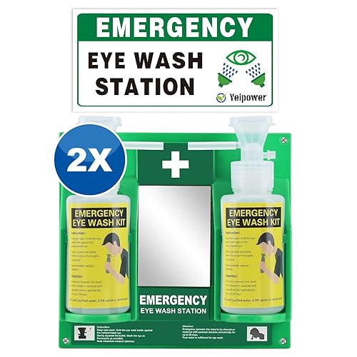 Portable Eyewash Station Kit OSHA-Approved - Yeipower Emergency First ...