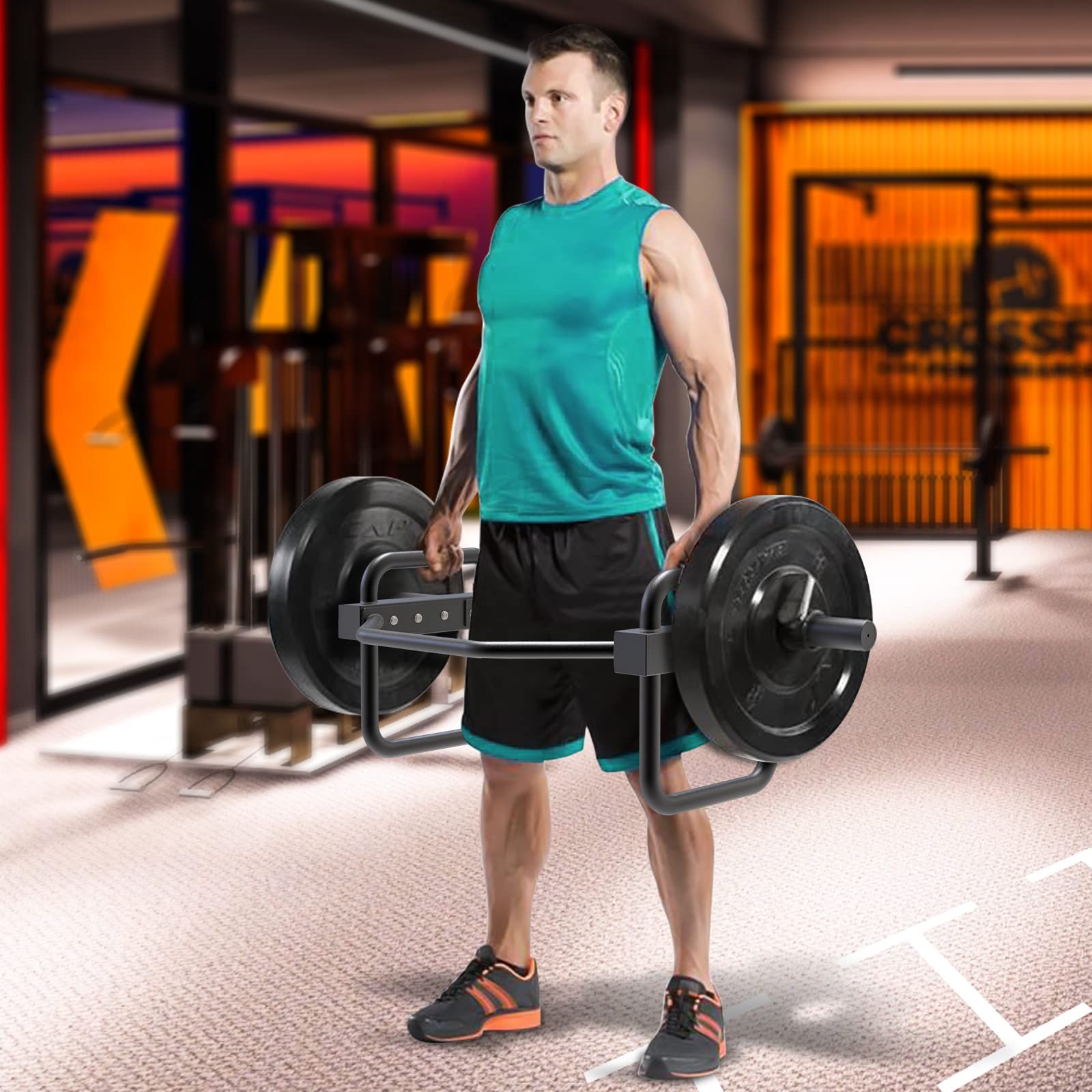 Mua SELEWARE Multi-Grip Hex Bar Barbell for Deadlifts, Shrugs, Squats ...