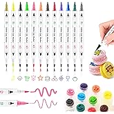 Amazon.com : Food Coloring Markers, Double Sided Food Coloring Pens ...