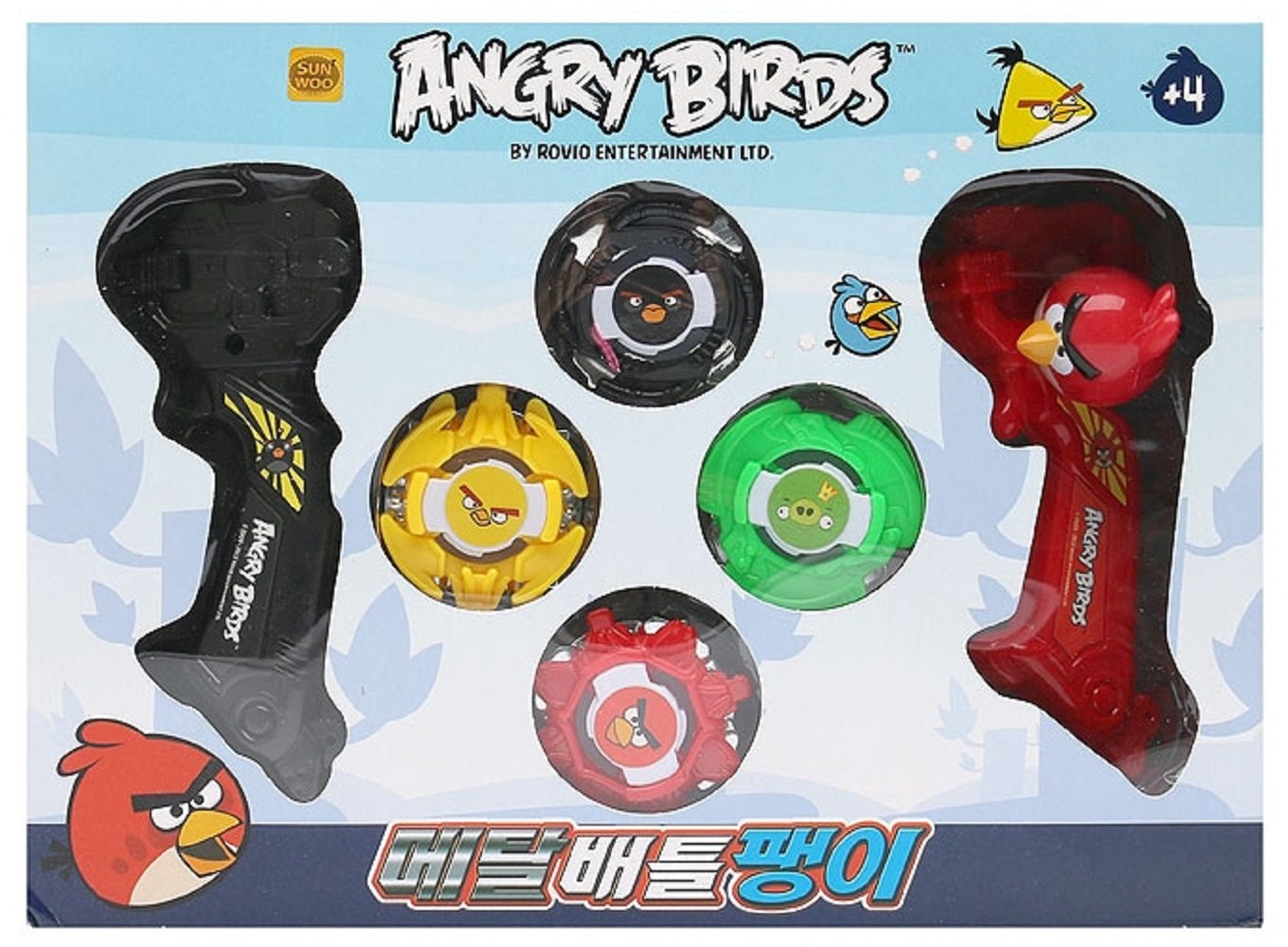 Angry Birds Metal Battle Spinning Top Beyblade SET Toys Games Games Tops