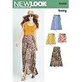 Amazon.com: NEW LOOK Patterns Misses' Easy Wrap Skirts in Four Lengths ...