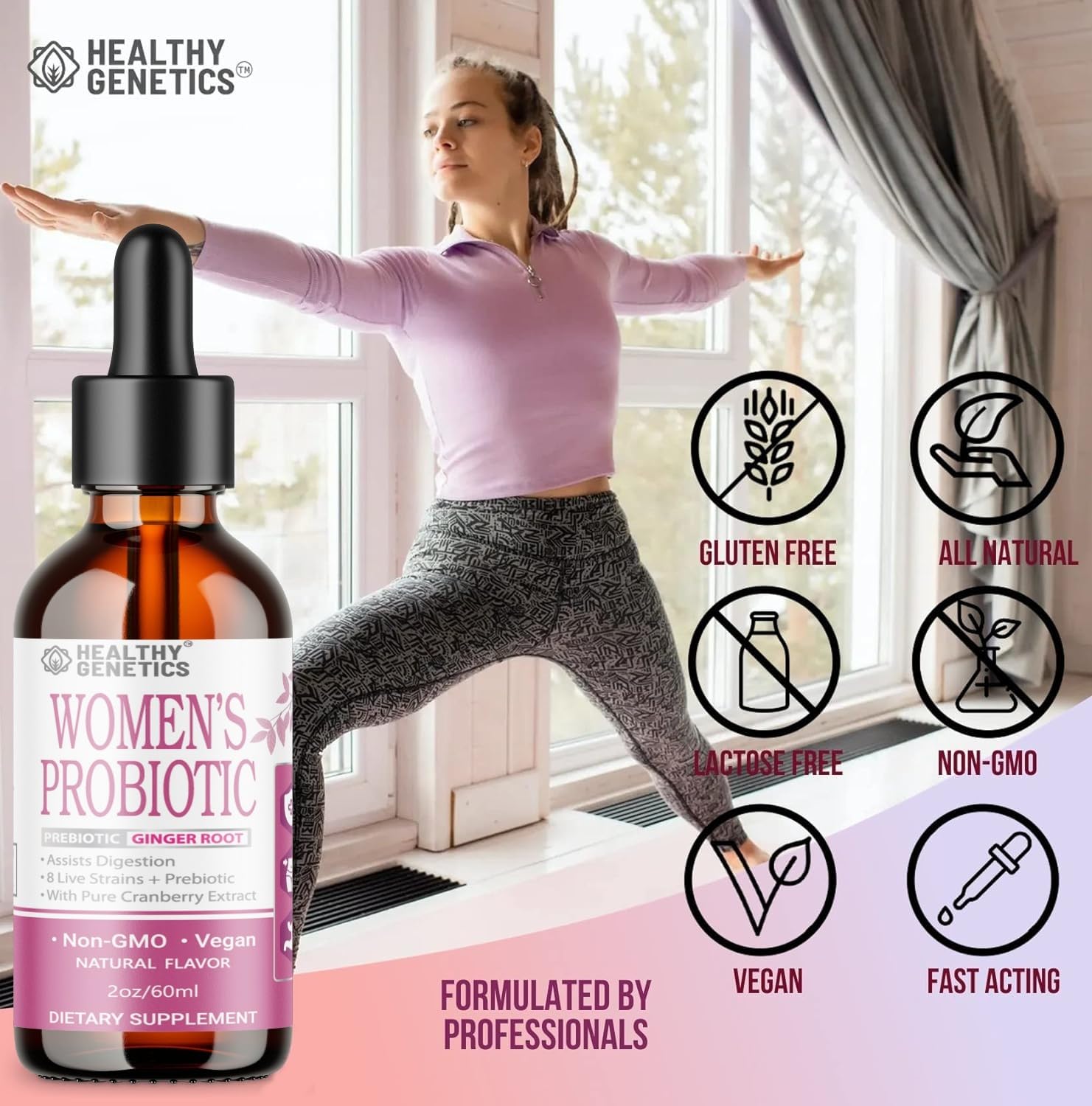 Mua Liquid Probiotics for Women | Prebiotic + Cranberry + Probiotics ...