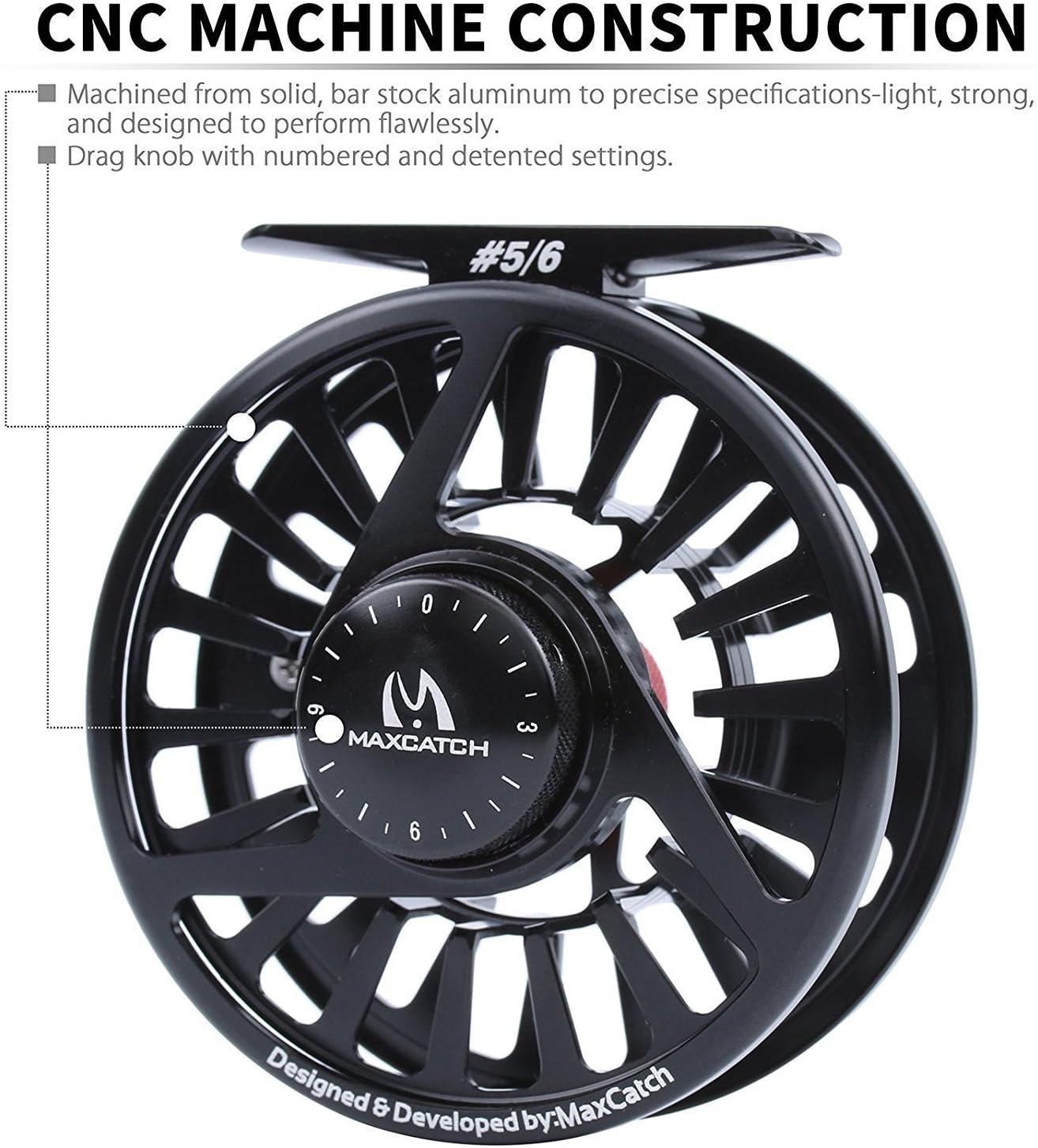 includes rod case Maxcatch Premier Fly Fishing Rod with Avid fly reel 3 ...