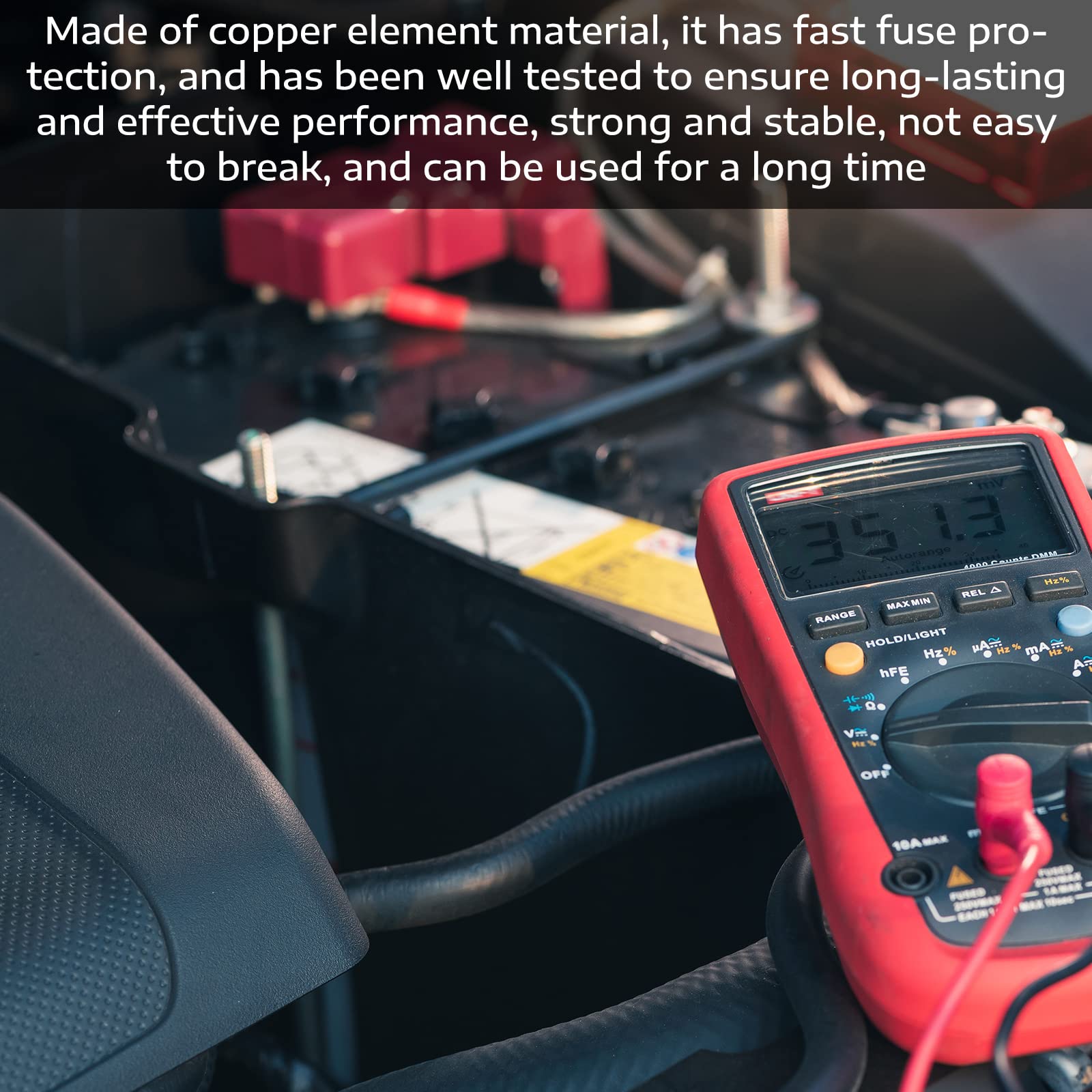 Mua Kingdder 10 Pieces Ff10a 600v Multimeter Fuses Dc Dmm Fast Blow ...