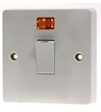 MK K5423WHI 20 amp Double-Pole Switch with Neon: Amazon.co.uk: DIY & Tools