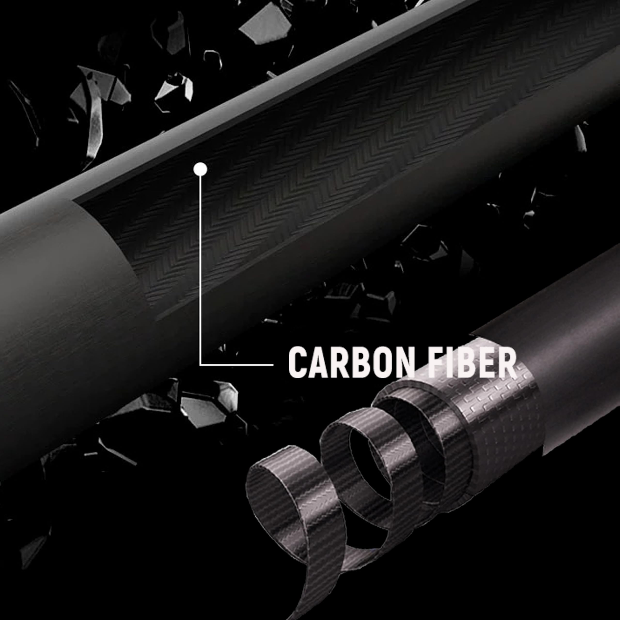 Mua KHEALING Billiard Cue Carbon 3/4 Jointed Pool Cue Multi-layer Pig ...