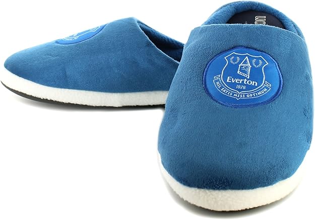 Everton Football Club Everton Mule Womens Mule Slippers Blue/Navy 12 UK ...