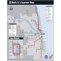 Amazon.com: Transit Tees CTA Rail System Map Poster - Chicago Gift ...