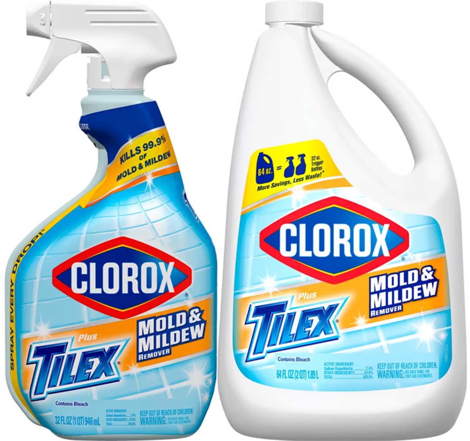 Tilex Clorox, 2 Piece Set, Clear, 64 Fl Oz for sale | Katy, TX | Nellis ...