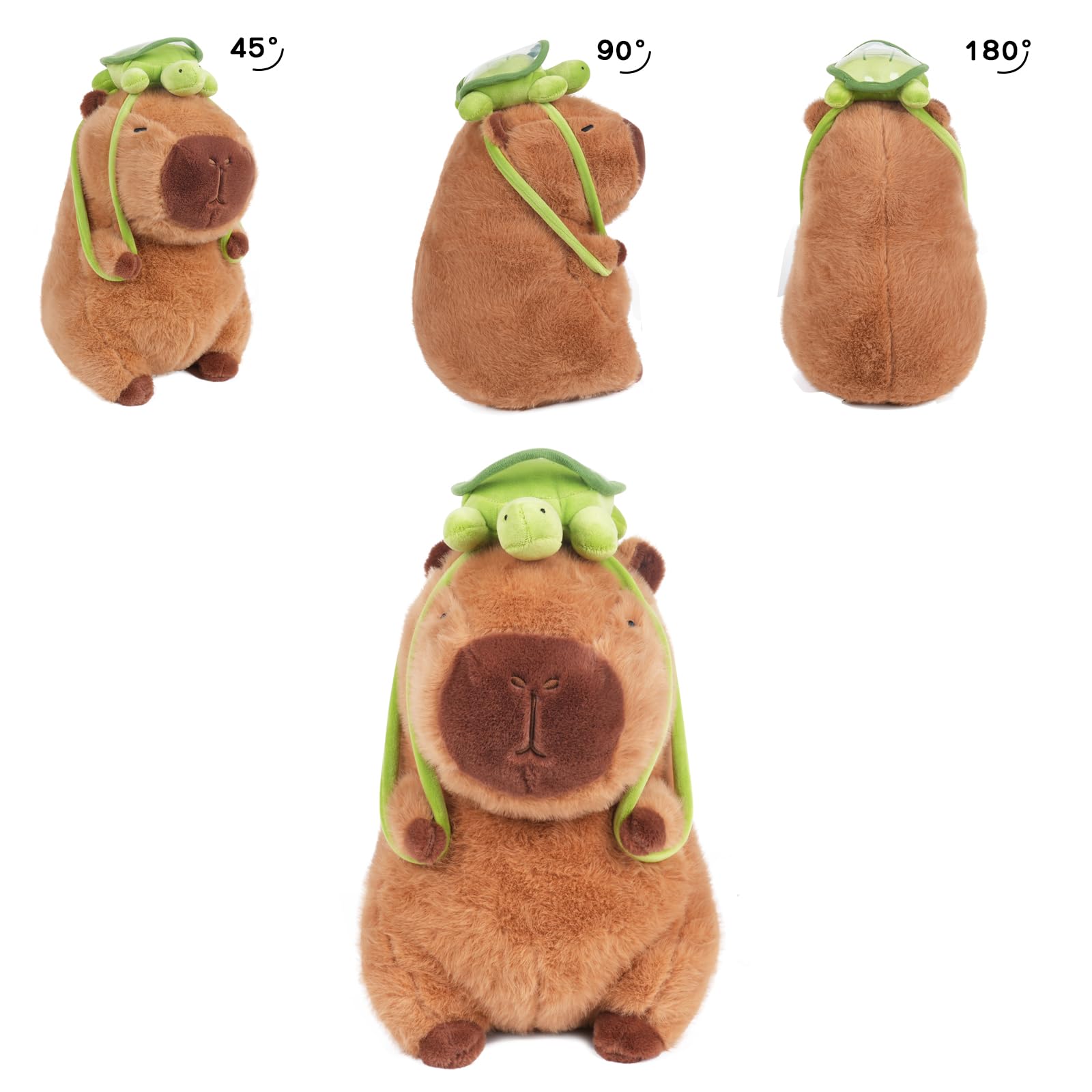 Mua EASYLR 12inch Cute Capybara Plush with Turtle Backpack, Soft ...