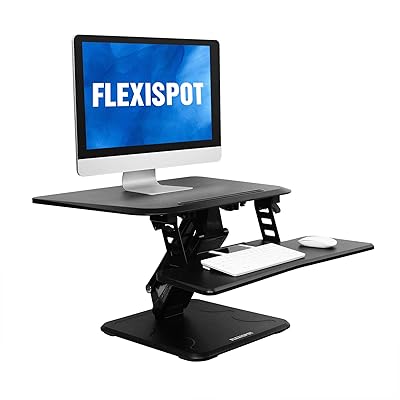 Buy FlexiSpot 27" Height Adjustable Standing Desk Converter wQuick ...