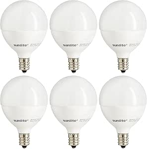 Amazon.com: Sunlite 40296 LED G16.5 Globe Light Bulb, 5 Watts (40W Equivalent), 350 Lumens ...