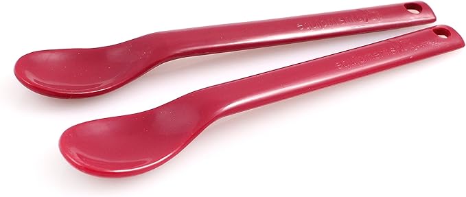 Small Maroon Spoon Feeding Therapy Spoons, 2-Pack: Amazon.co.uk ...