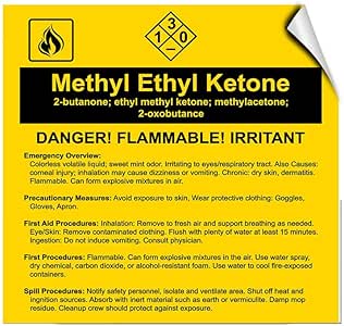 Amazon.com: Methyl Ethyl Ketone 2-Butanone?; Ethyl Methyl Ketone LABEL ...