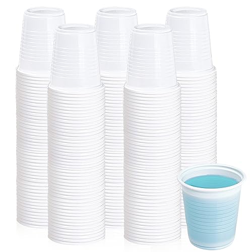 Lilymicky 500 Pack 3 oz Disposable Plastic Cups, 3 Ounce Plastic ...
