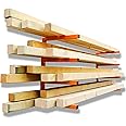Amazon.com: YYR Wood Organizer and Lumber Storage Rack Wall Mount ...