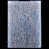 Amazon.com: Kwan Crafts 3D Tree Woodland Background Plastic Embossing ...