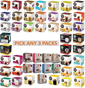 Dolce Gusto Compatible and Original Pods. Pick Any 3 Packs from 50 ...