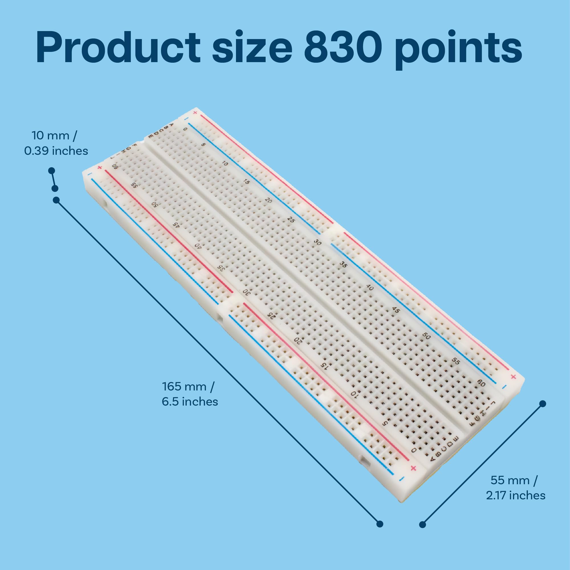 Mua MMOBIEL 1pcs Solderless PCB Breadboard Prototype Circuit Board ...