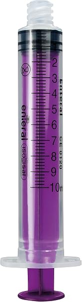 ENFIT 10ml Enteral Single Use Syringes (100): Amazon.co.uk: Health ...