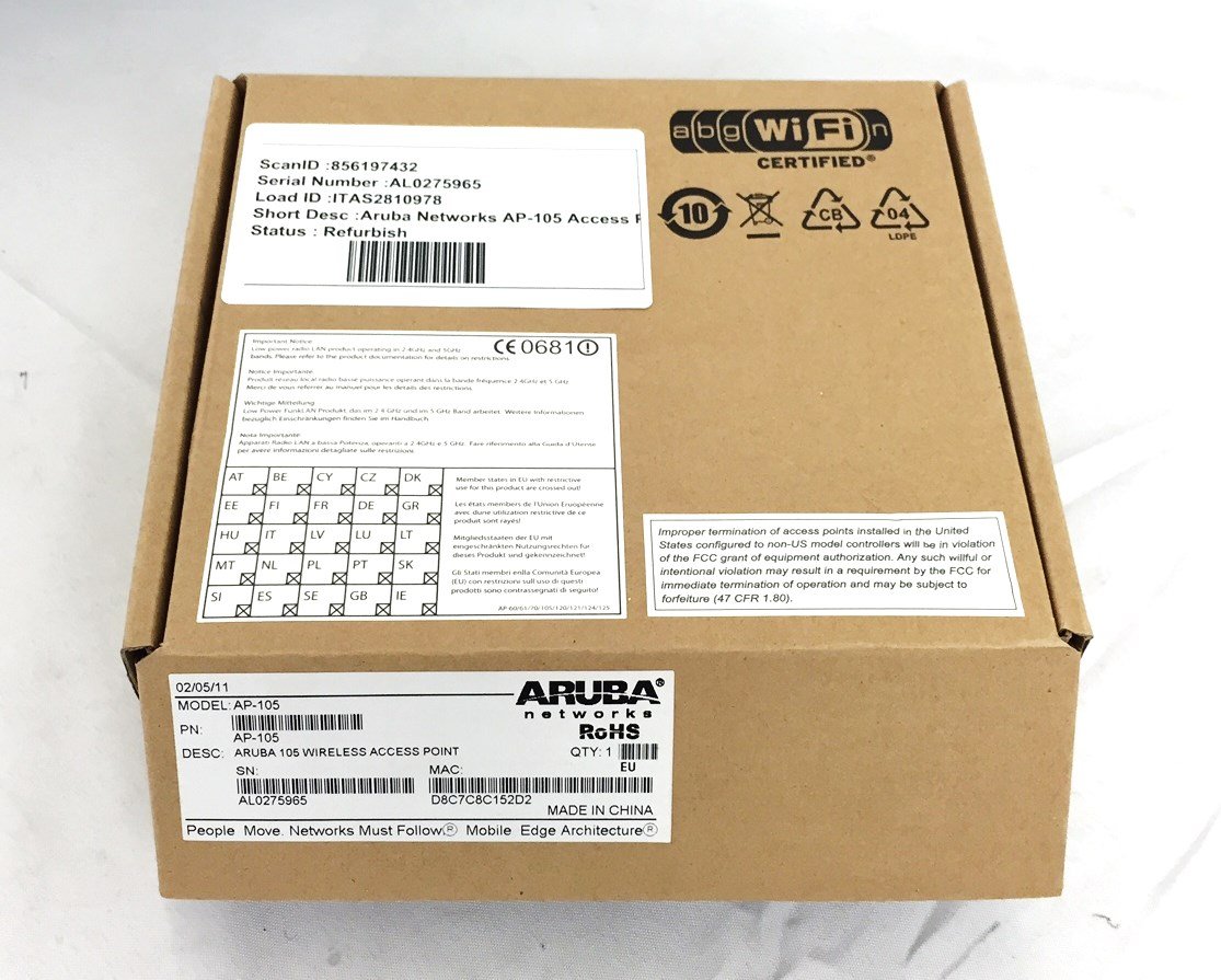 Mua Aruba Networks IAP105US 105 Wireless Access Point, Integrated ...