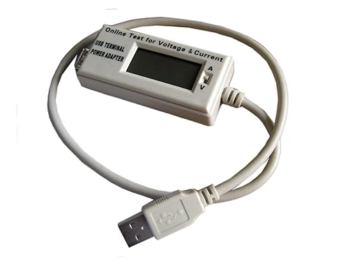 USB Port Voltage and Current Tester Checker: Amazon.co.uk: Health ...