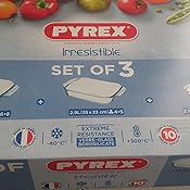 Pyrex Irresistible Set de 3 Fuentes para el Horno de Extrema ...